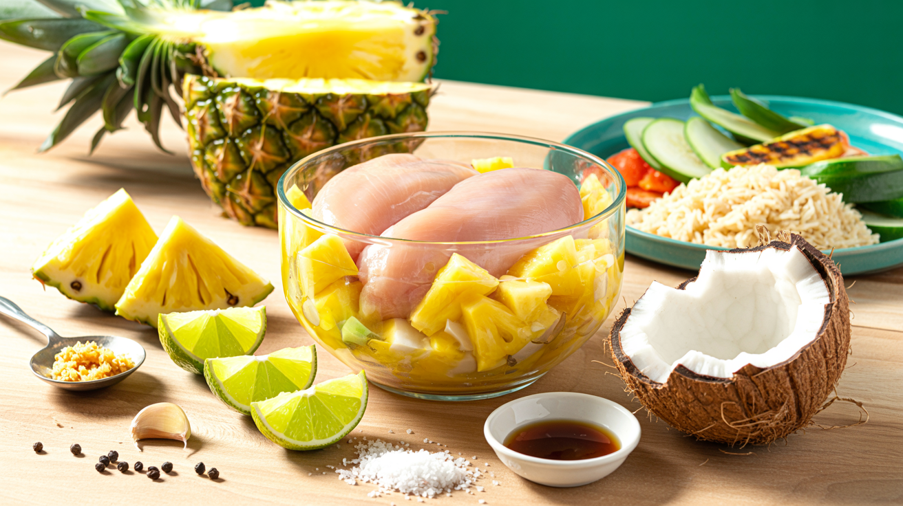 Pina Colada Chicken Marinade – Olu Olu Foods