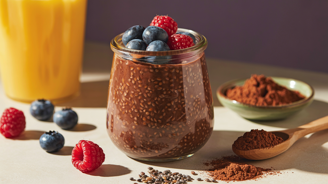 Cacao Chia Seed Pudding – Olu Olu Foods