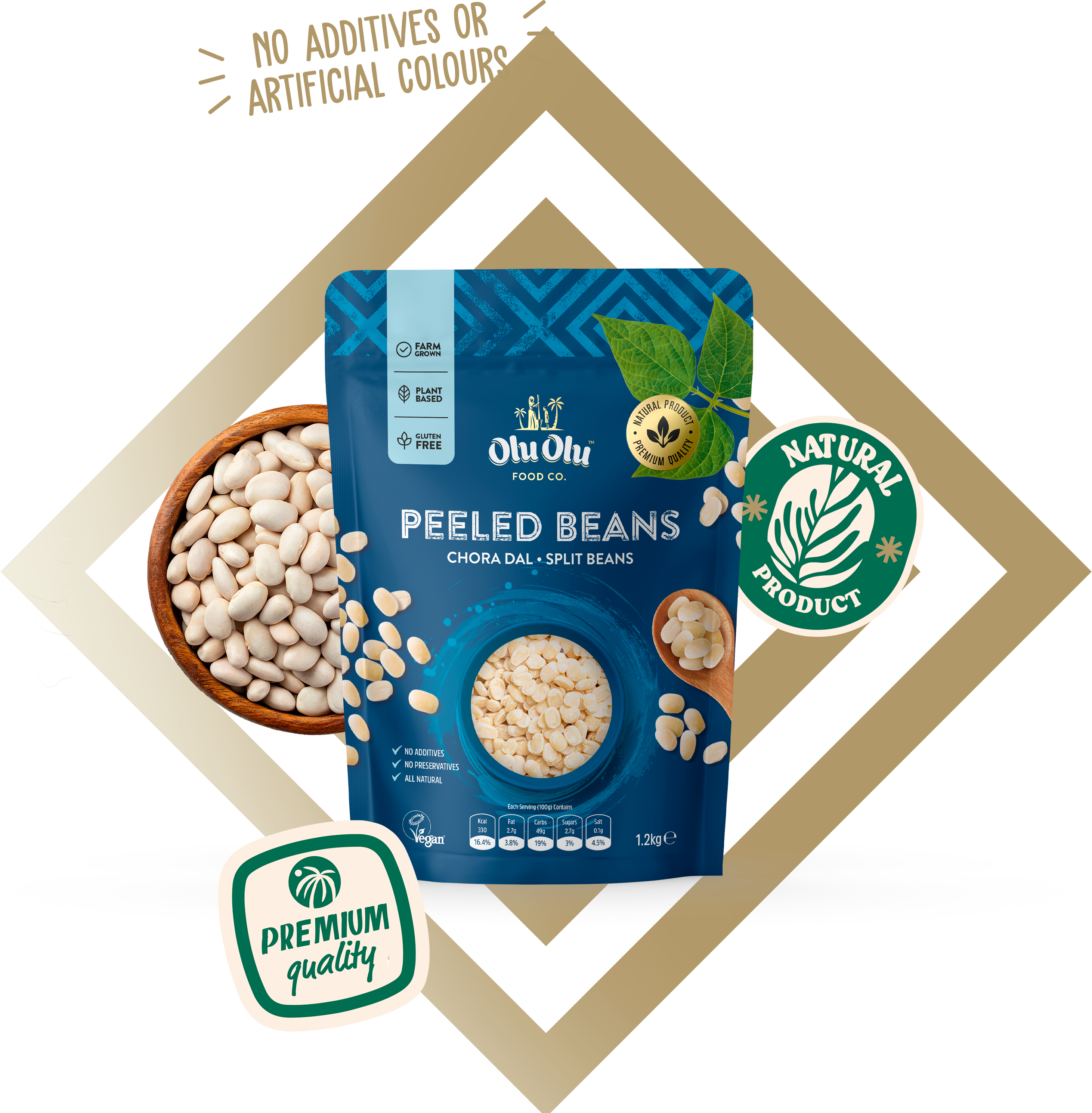 Peeled Beans – Olu Olu Foods