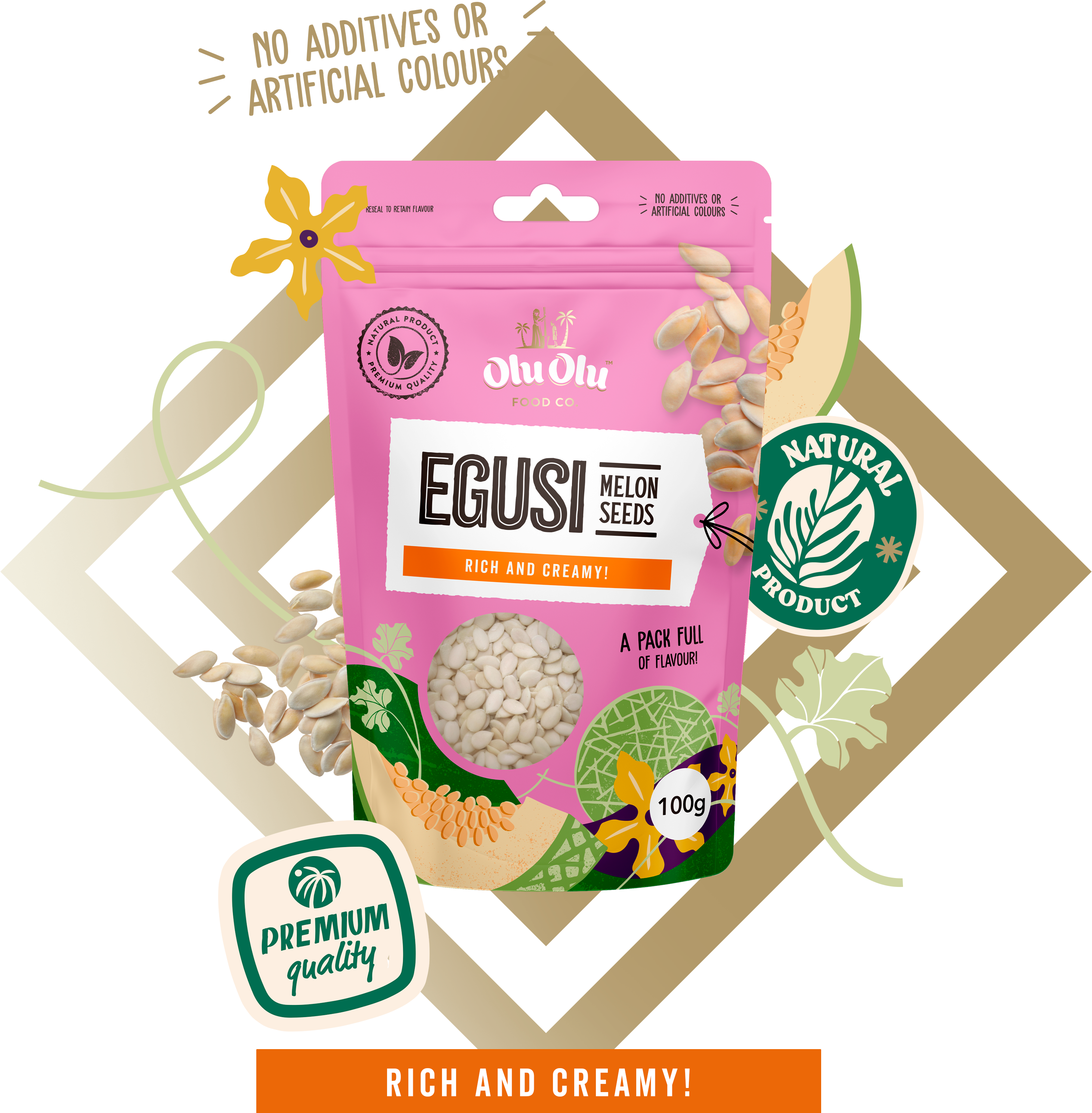 Egusi Melon Seeds – Olu Olu Foods